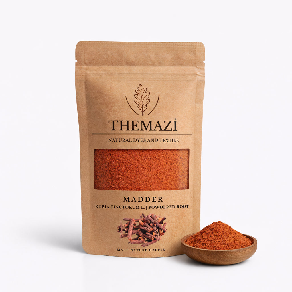 Organic Madder Root Powder for Natural Dyeing | Themazi – themazi